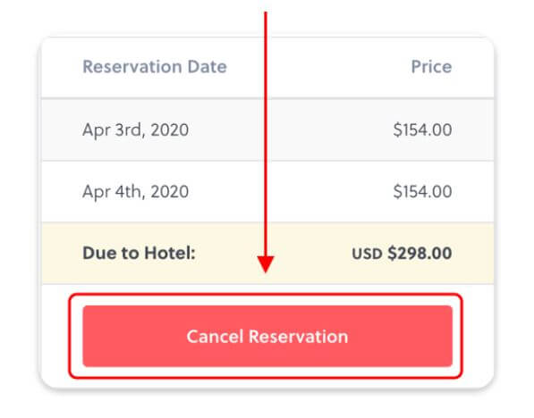 Cancelling Hotel Reservations - Woodside Sports Complex